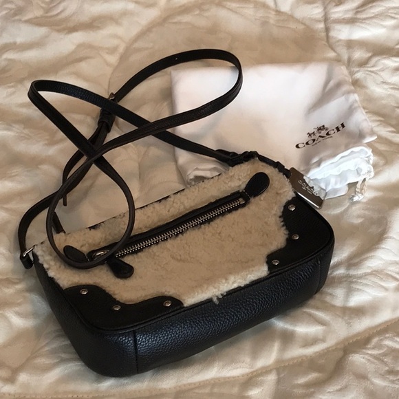 Coach | Bags | Coach Shearling Crossbody Bag | Poshmark